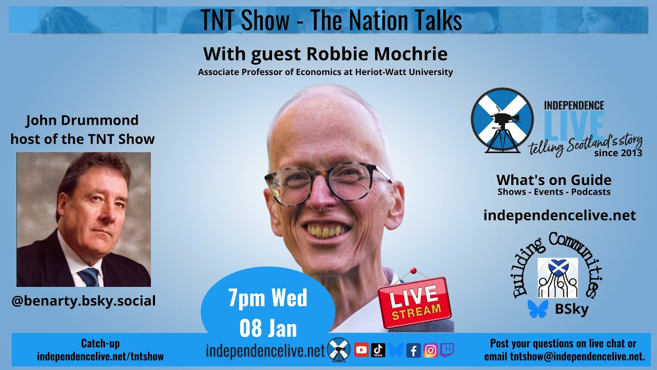 TNT Show. Ep188. With Robbie Mochrie, Associate Professor of Economics ...