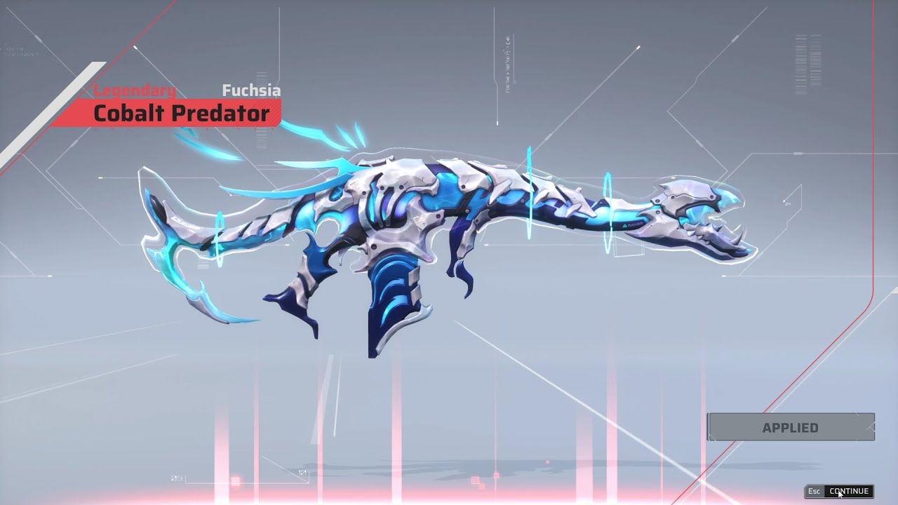 Strinova - Fuchsia Legendary Weapon Skin Pull (Cobalt Predator) - YouTube