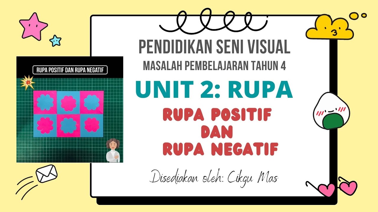 PSV KSSRPK TAHUN 4 : RUPA POSITIF DAN RUPA NEGATIF - YouTube