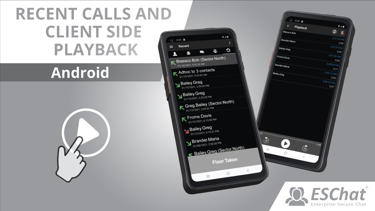 Recent Calls and Client Side Playback for Android - YouTube