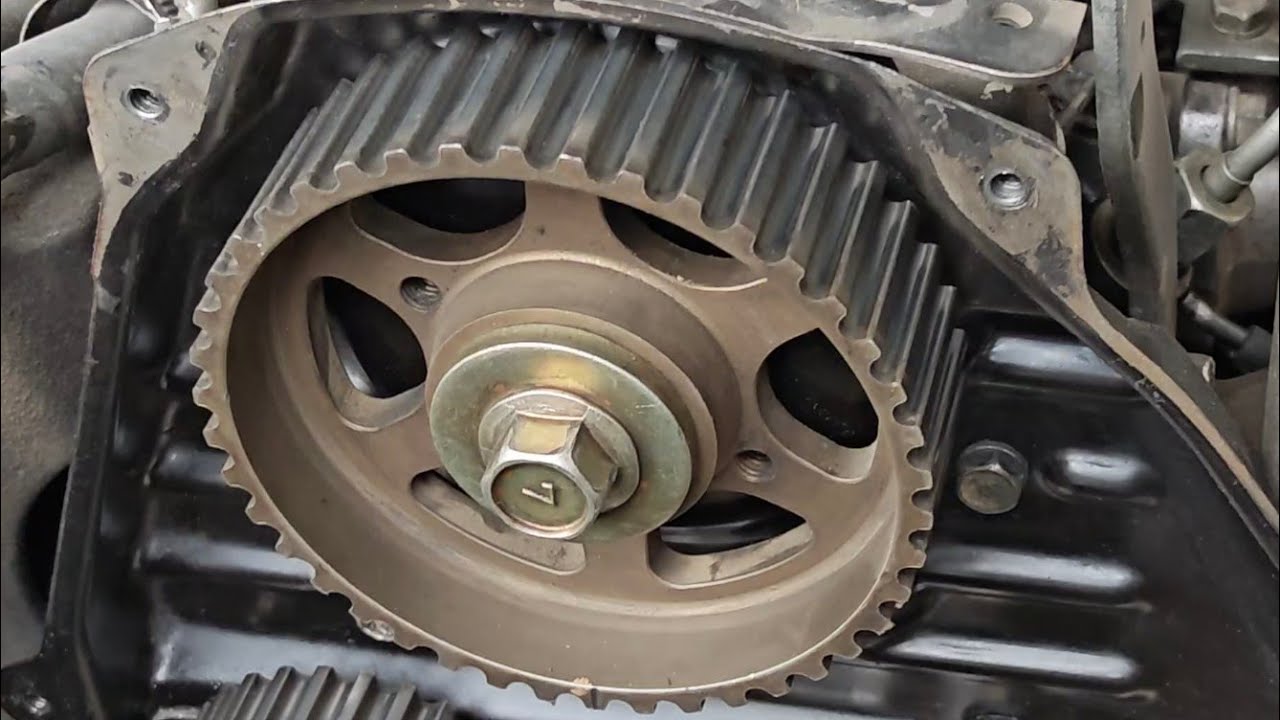 How to Toyota Hilux 2L engine timing marks and timing belts install ...