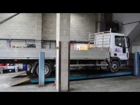 Tecalemit / Laycock 4 post 8 tonne Vehicle Lift FOR SALE - Lorry Truck ...