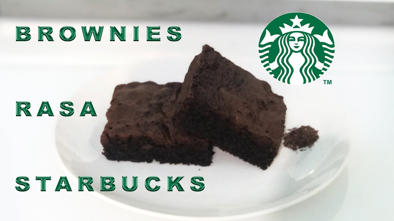 BROWNIES RASA STARBUCKS - YouTube