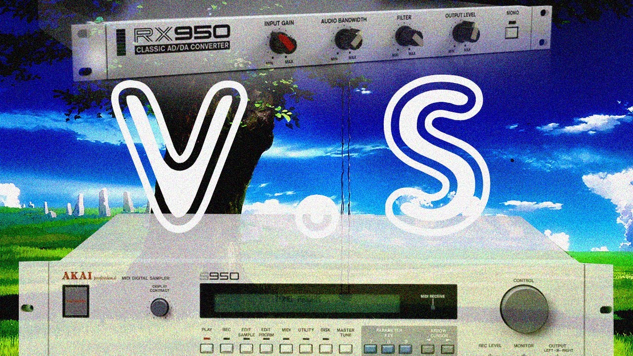 Does the RX-950 got that Akai S950 12 BIT Grit??? - YouTube