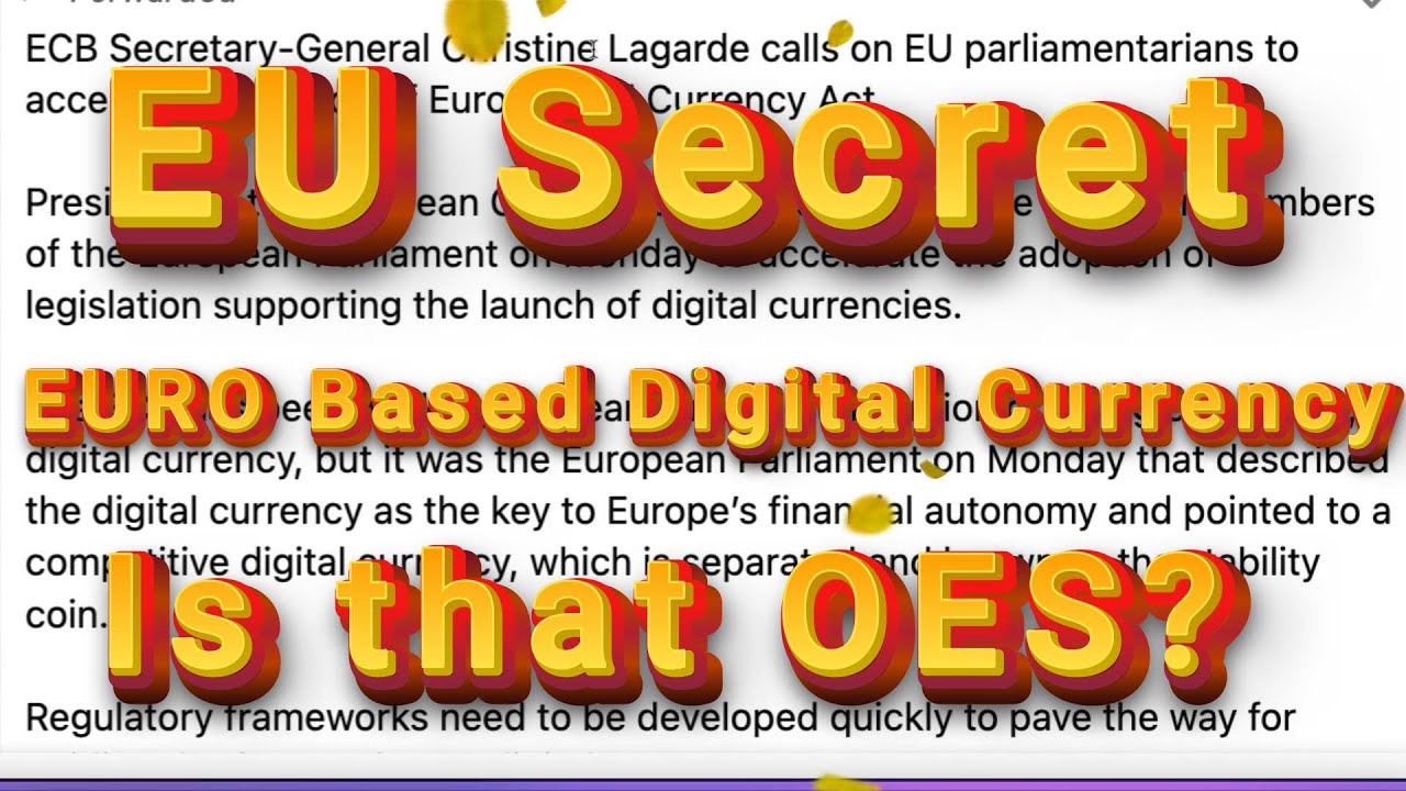 EU Working on A Secret EURO Based Digital Currency - YouTube
