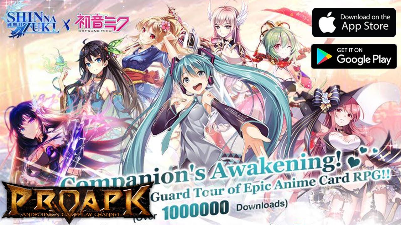 ShinNaZuki Hatsune Miku Collab! Gameplay Android / iOS - YouTube