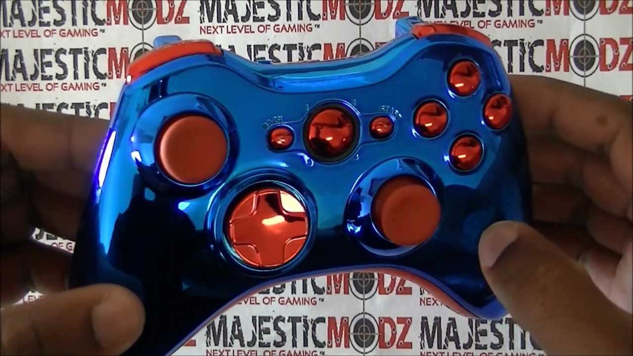 "Chrome Superman" Xbox 360 Modded Controller - YouTube