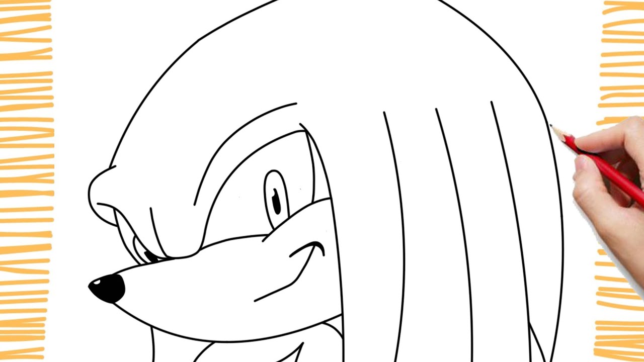 How to Draw KNUCLES I SONIC 2 - YouTube