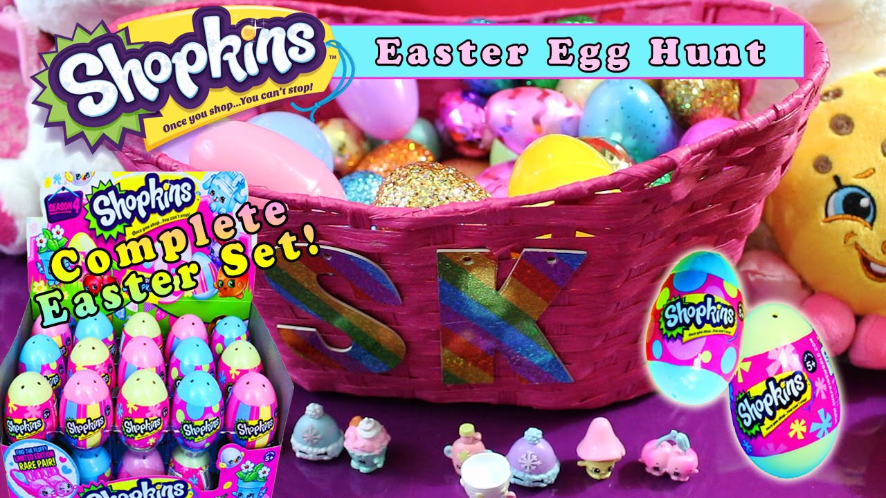 Shopkins Easter Edition Egg Hunt! Complete Easter Collection Season 4 ...