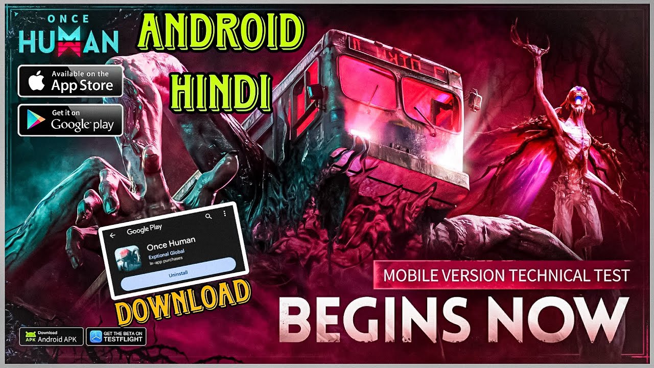 😮DOWNLOAD NOW😮 | 🚨Once Human Mobile🚨 Technical Test | Android Download ...