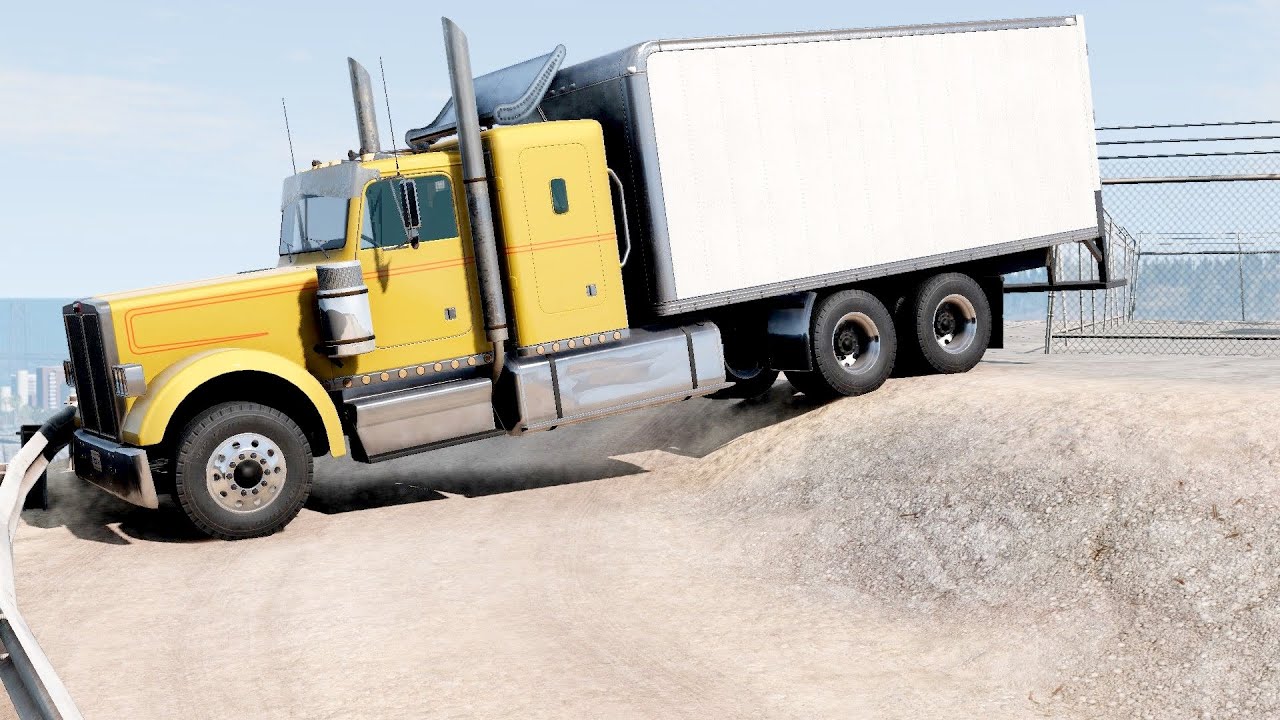 BeamNG Drive - T75 Exclusive Box Truck on the West Coast USA - YouTube