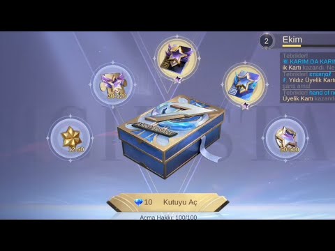 YILDIZ ÜYELİK SANDIĞI TEST EDİYORUZ :) ÇOK KOLAY ÇIKIYOR VE YILDIZ ÜYELİĞİ FULLEYEBİLİYORSUNUZ