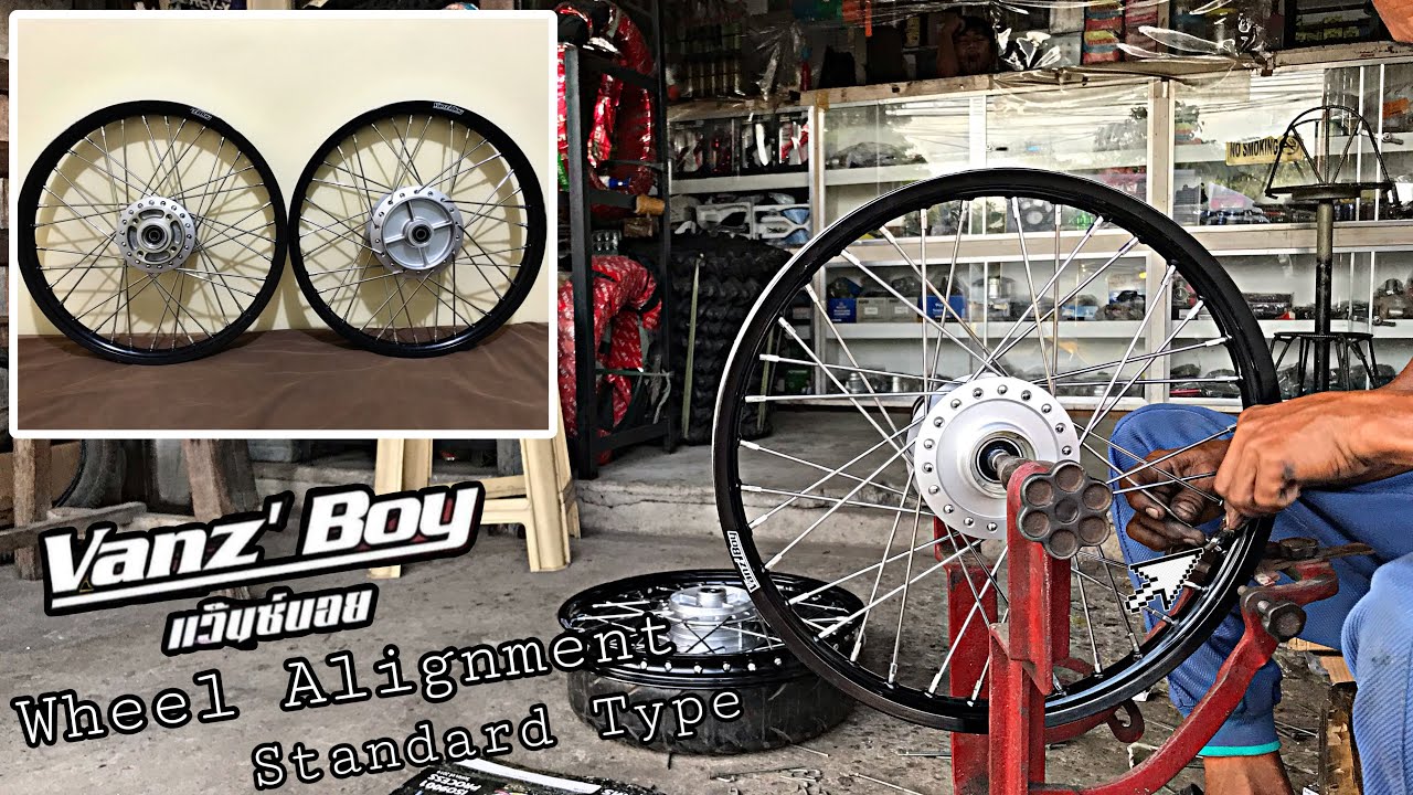 VANZBOY RIM SET ALIGNMENT/ASSEMBLE +KOYO BEARINGS/SPACER - SUZUKI SMASH ...