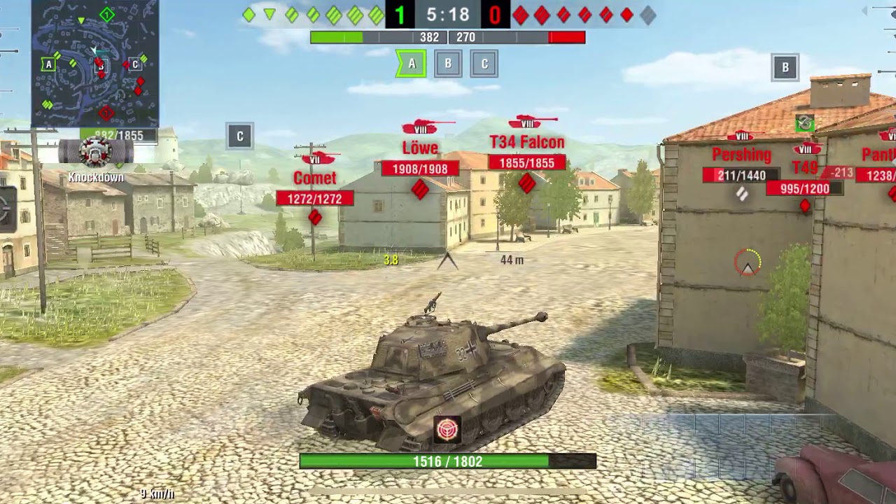 Tiger II Gameplay 2 WoT Blitz - YouTube