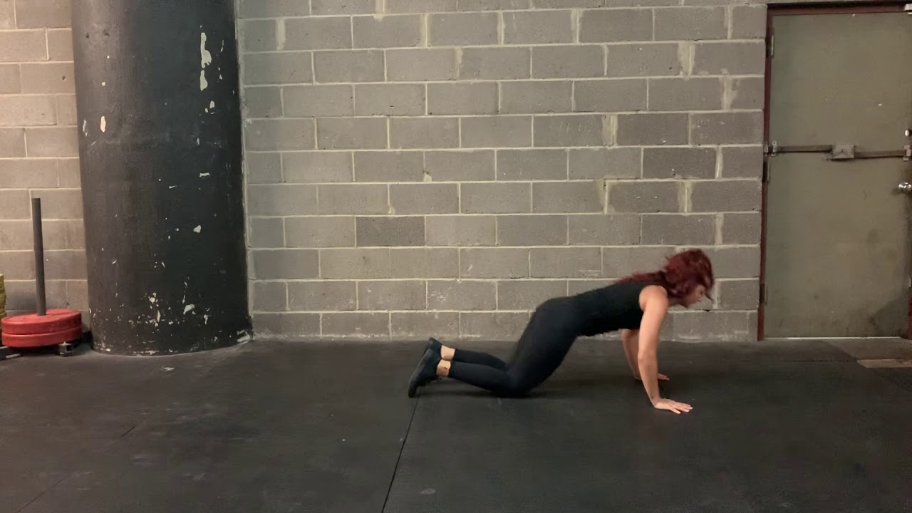 Child’s Pose to Modified Push Up - YouTube
