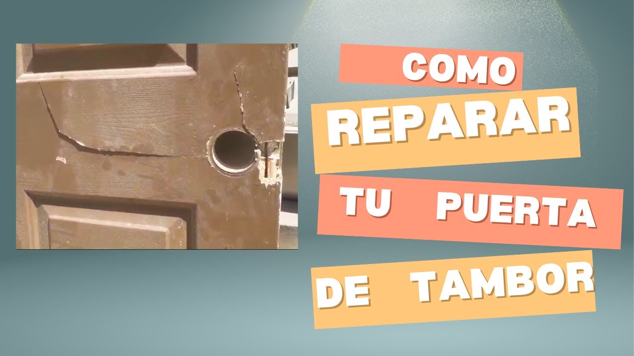 como reparar tu puerta de tambor (area de chapa) - YouTube