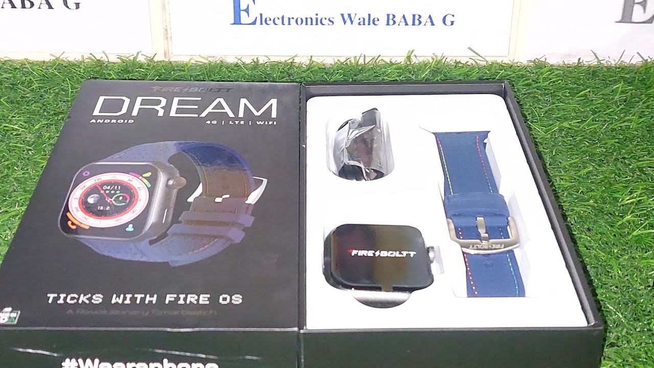 First 4G LTE Android Smartwatch!!⚡️ Fire-Boltt DREAM Smartwatch Review ...