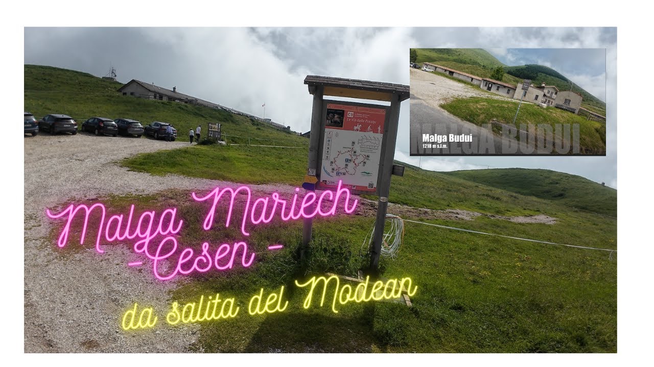 Cima Cesen (Malga Mariech) da salita del Madean - YouTube