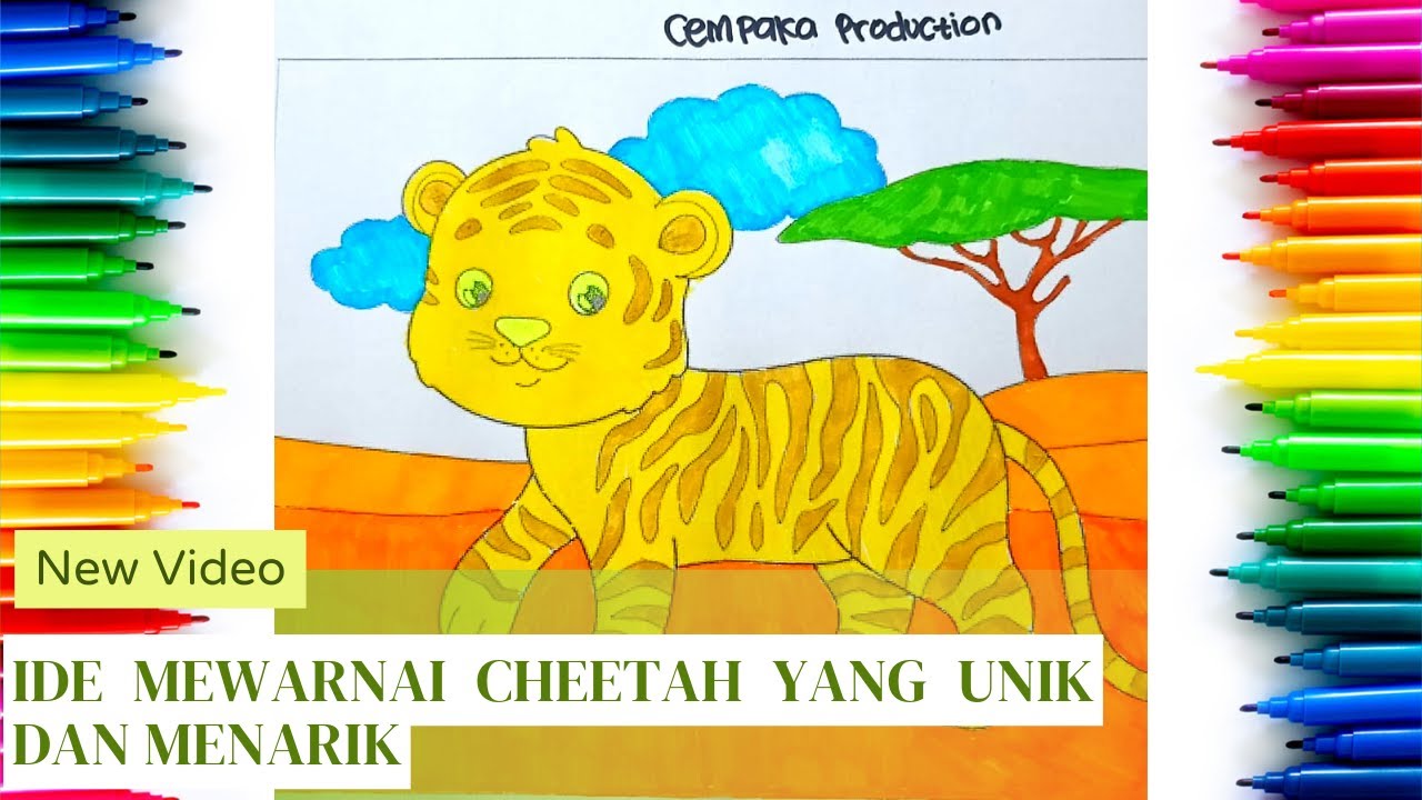 IDE MEWARNAI CHEETAH YANG UNIK DAN MENARIK - SENI MEWARNAI UNTUK ANAK ...