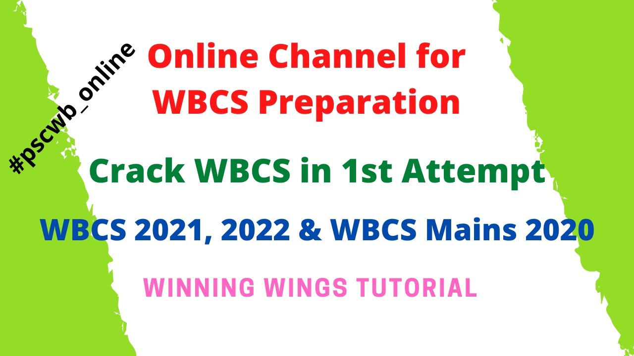 Online Channel for WBCS Preparation. PSCWB Online. WBCS 2021-2022 ...