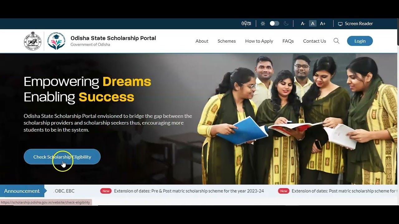 OSSP Registration & How to apply the Scholarship Schemes in the Portal ...