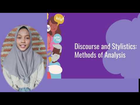 Stylistics and discourse analysis - YouTube