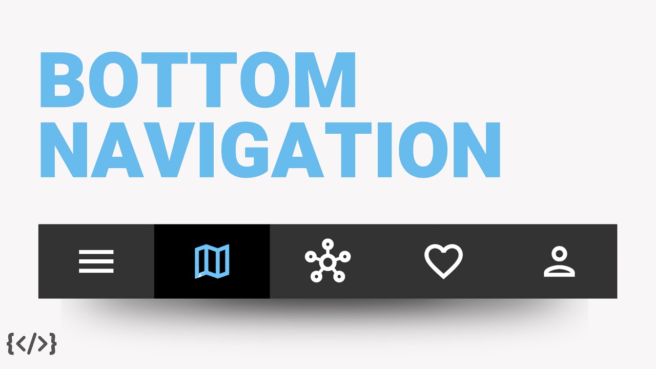The Simplest Bottom Nav Bar Every Frontend Developer Must Know Pure Css Youtube