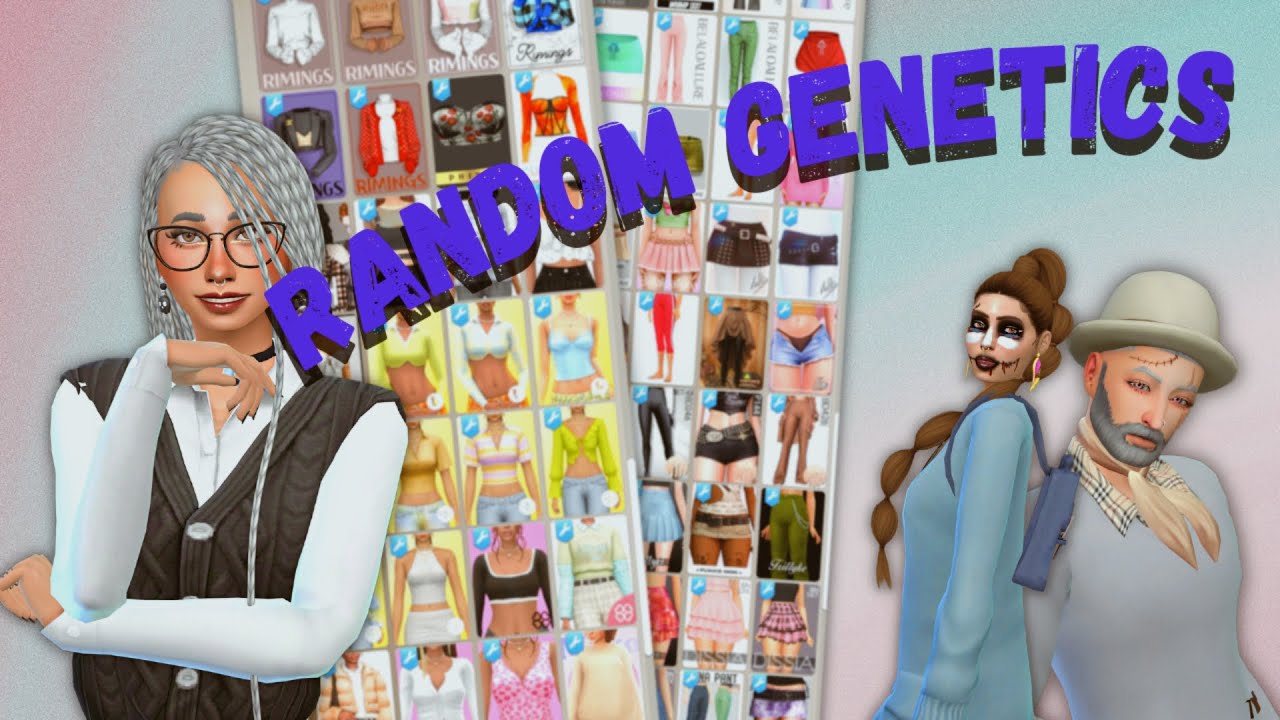 Random Genetics Challenge - Sims 4 CAS - YouTube