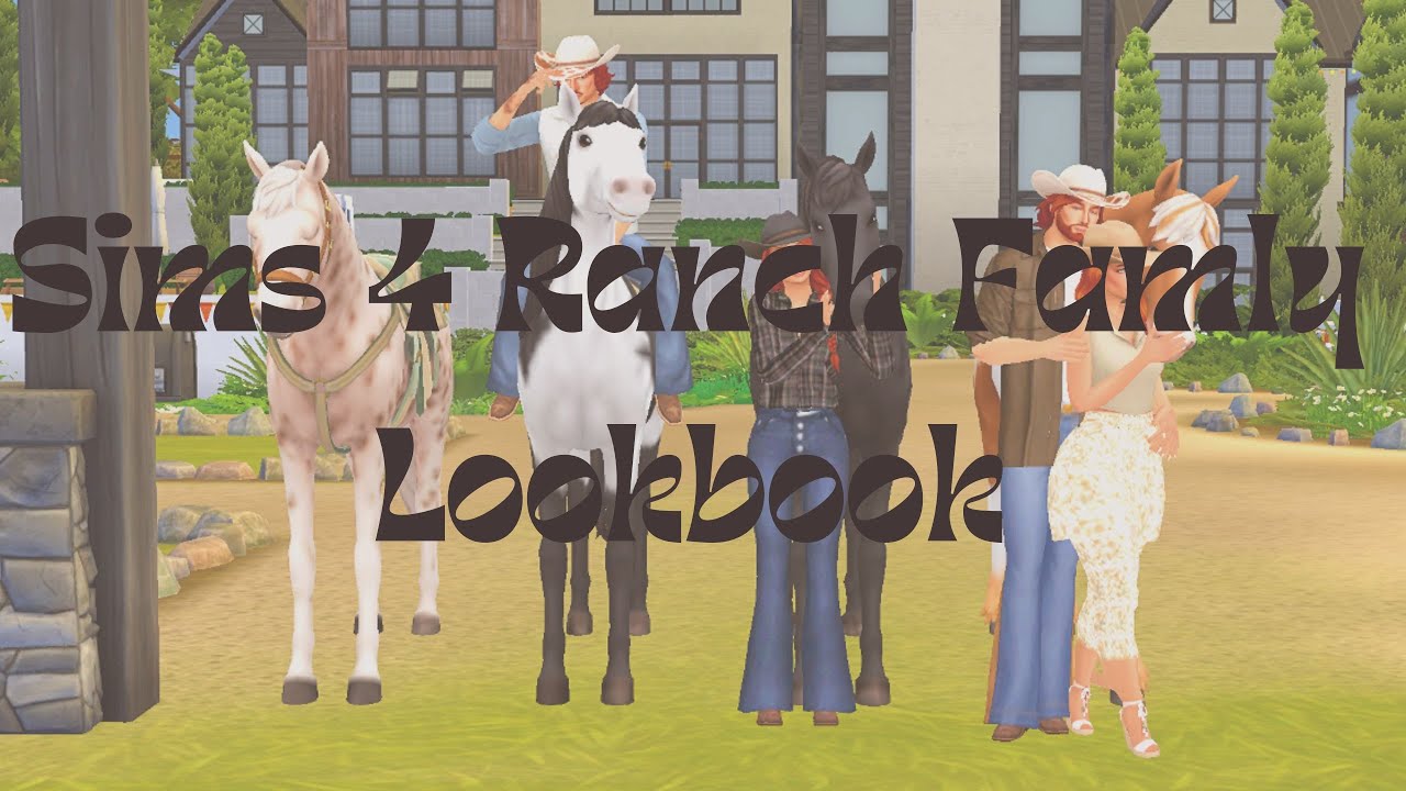 Sims 4 Ranch Family Create a Sim & Lookbook #sims4 #sims4cc #simscas ...