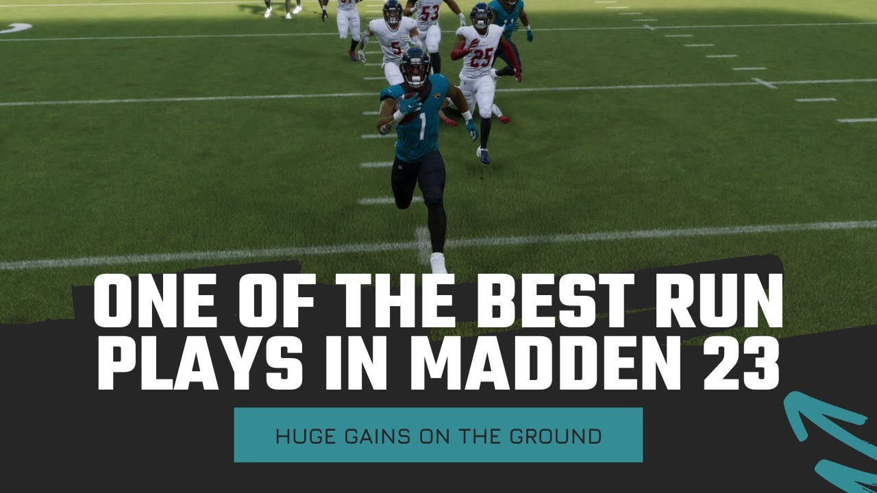 One Of The Best Running Plays In Madden 23 - YouTube