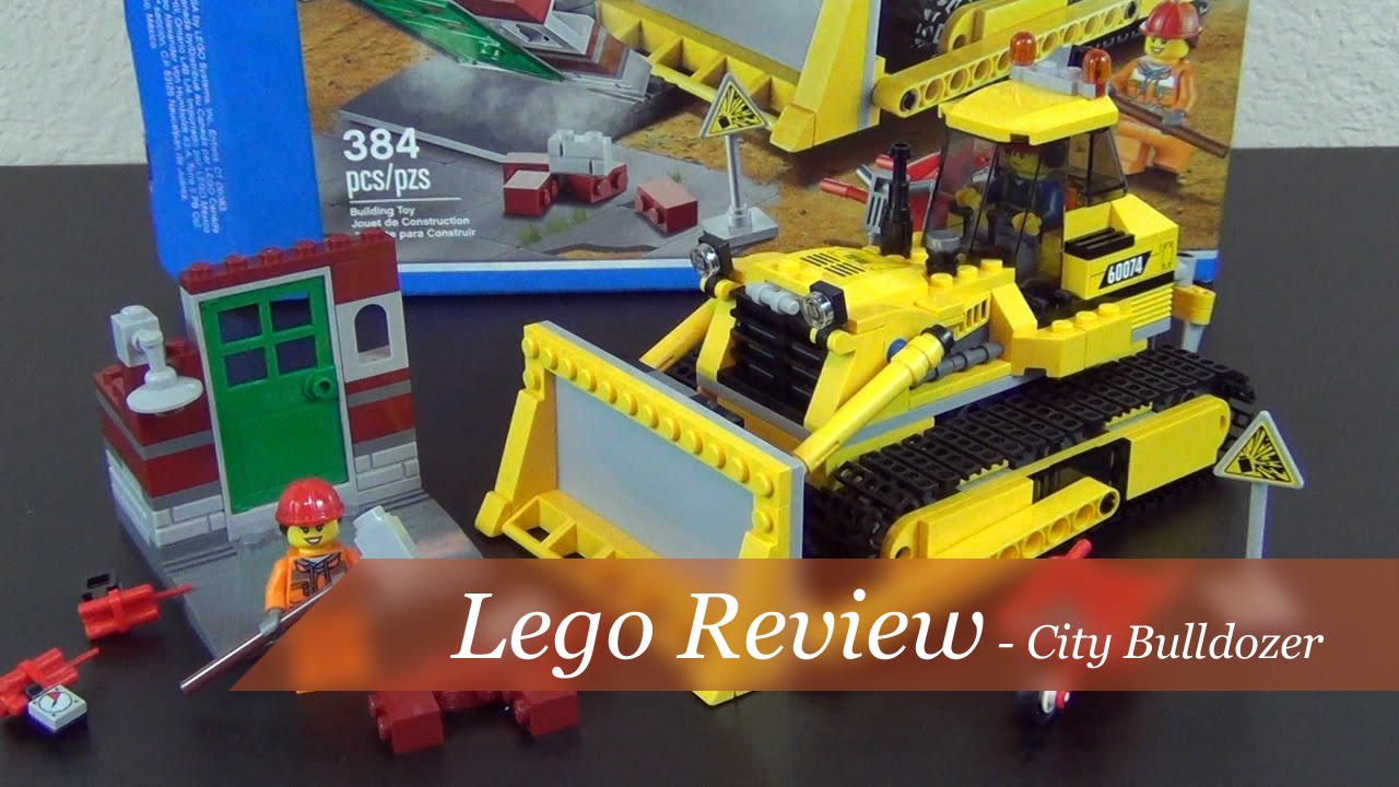 Review - Lego City Bulldozer Set #60074 - YouTube