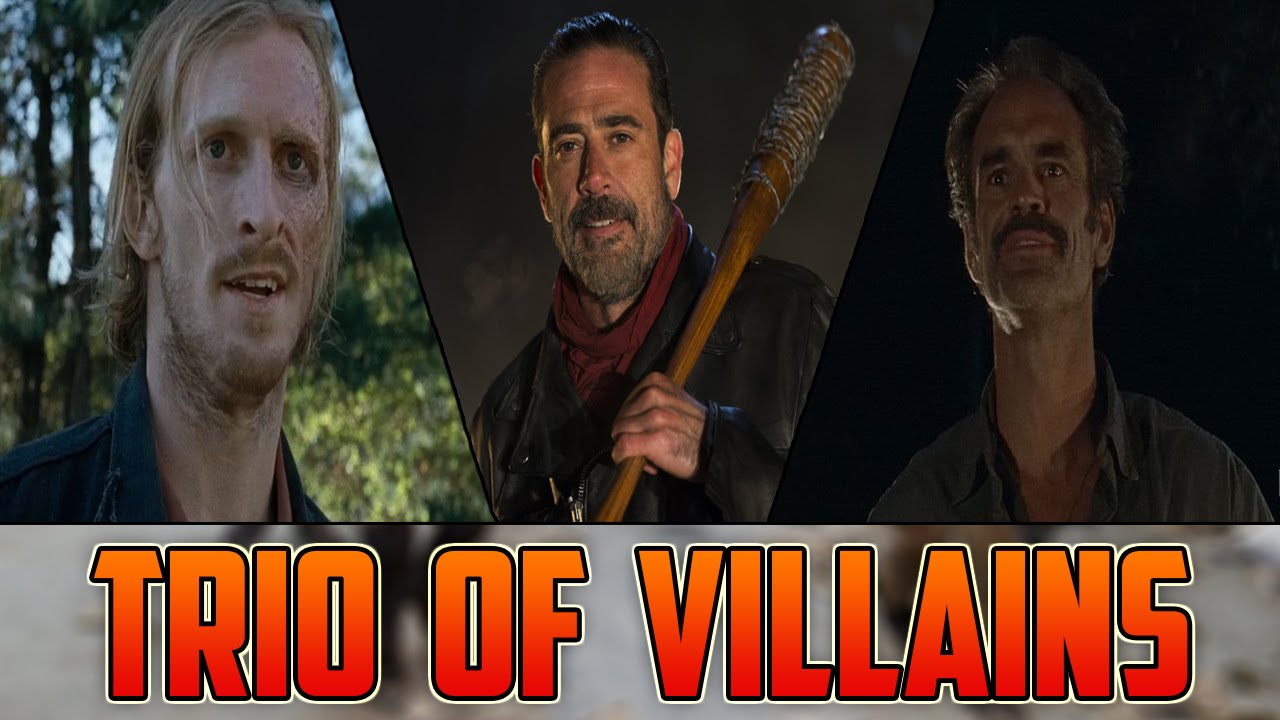The Walking Dead's Trio Of Villains! The Walking Dead Season 7! - YouTube