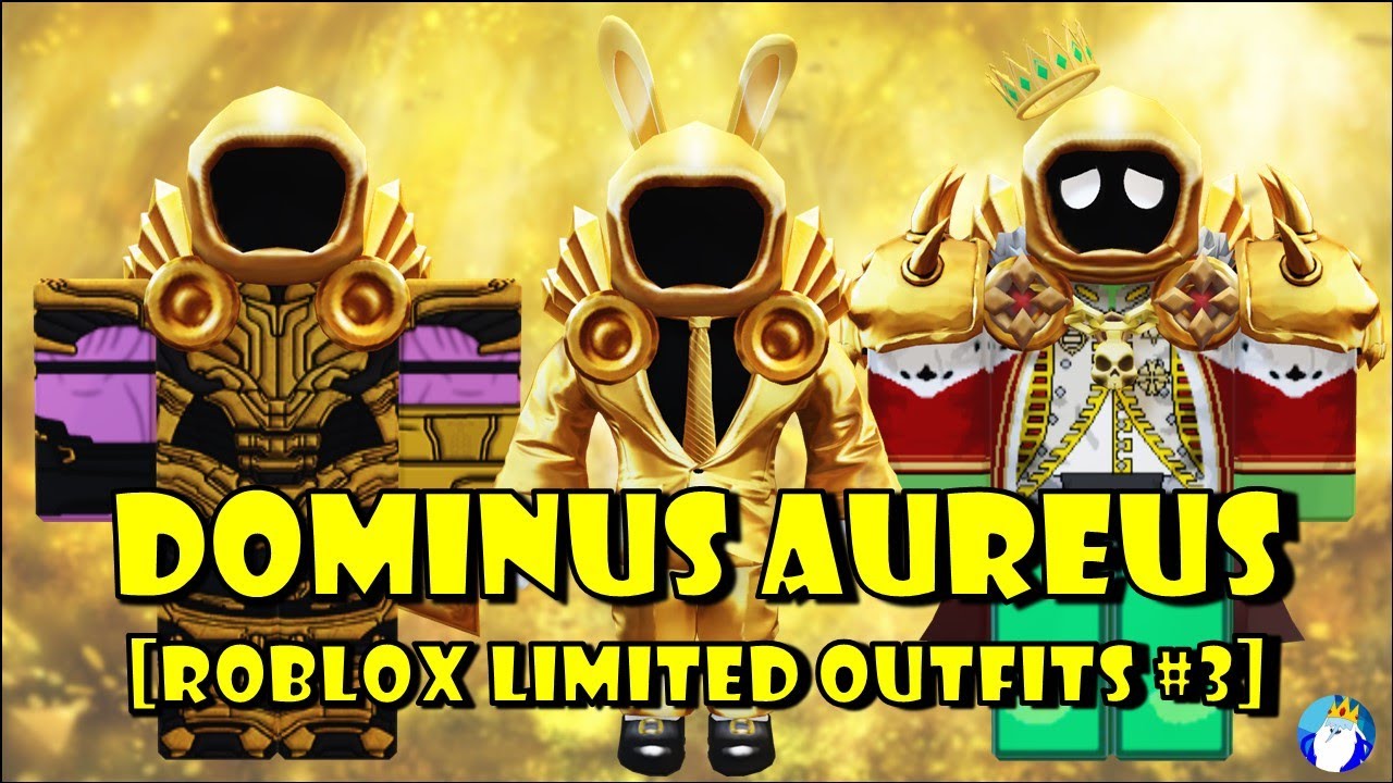 Dominus Aureus Roblox Limited Outfits [Part #3] - YouTube