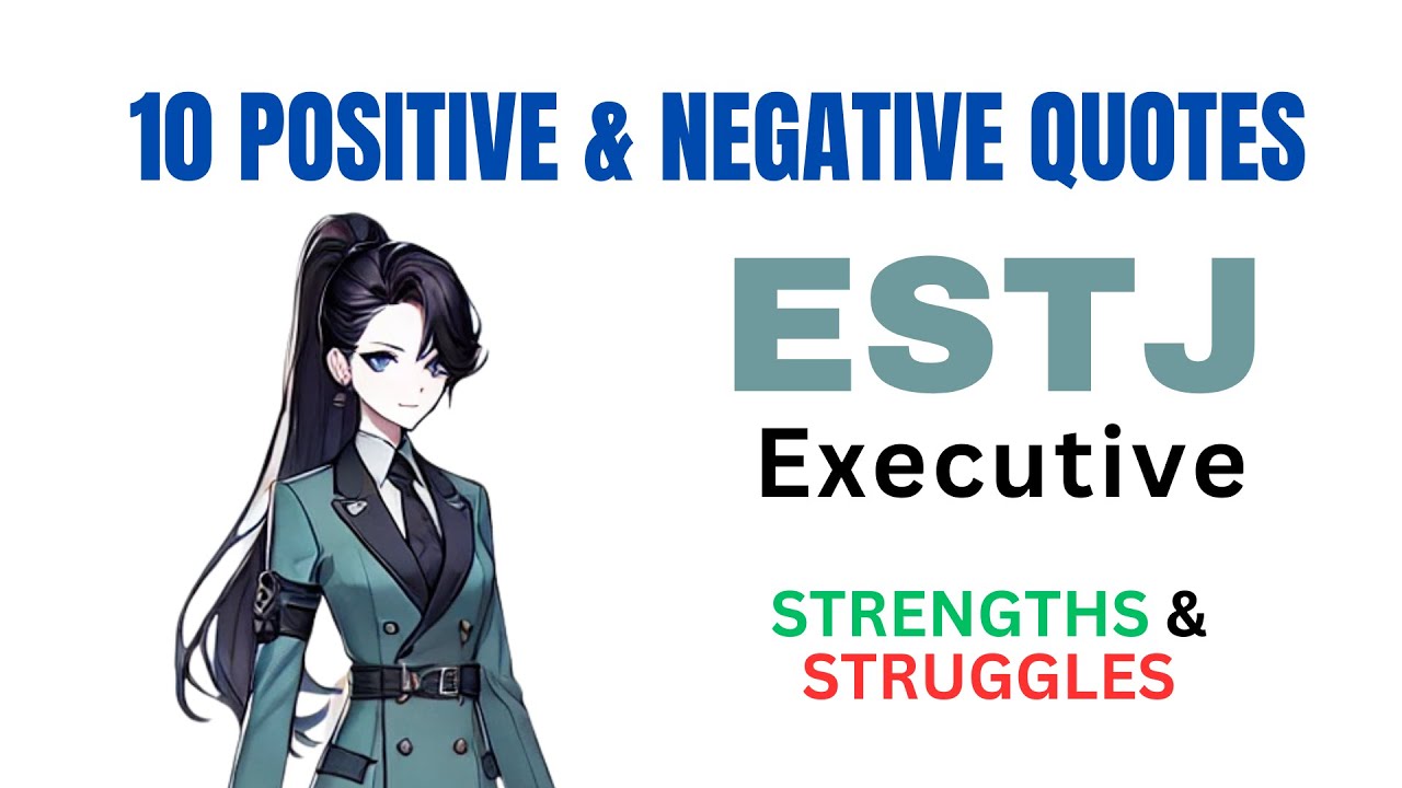 Notable Quotes that align with the MBTI, ESTJ Executive - YouTube