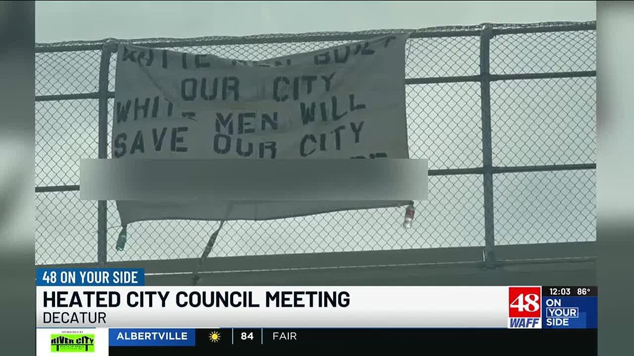 Residents and city leaders react to racist messages found in Decatur ...