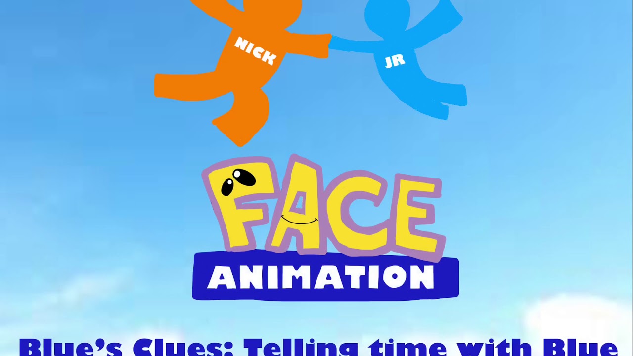 Face animation; Blue’s clues; Telling time with blue - YouTube