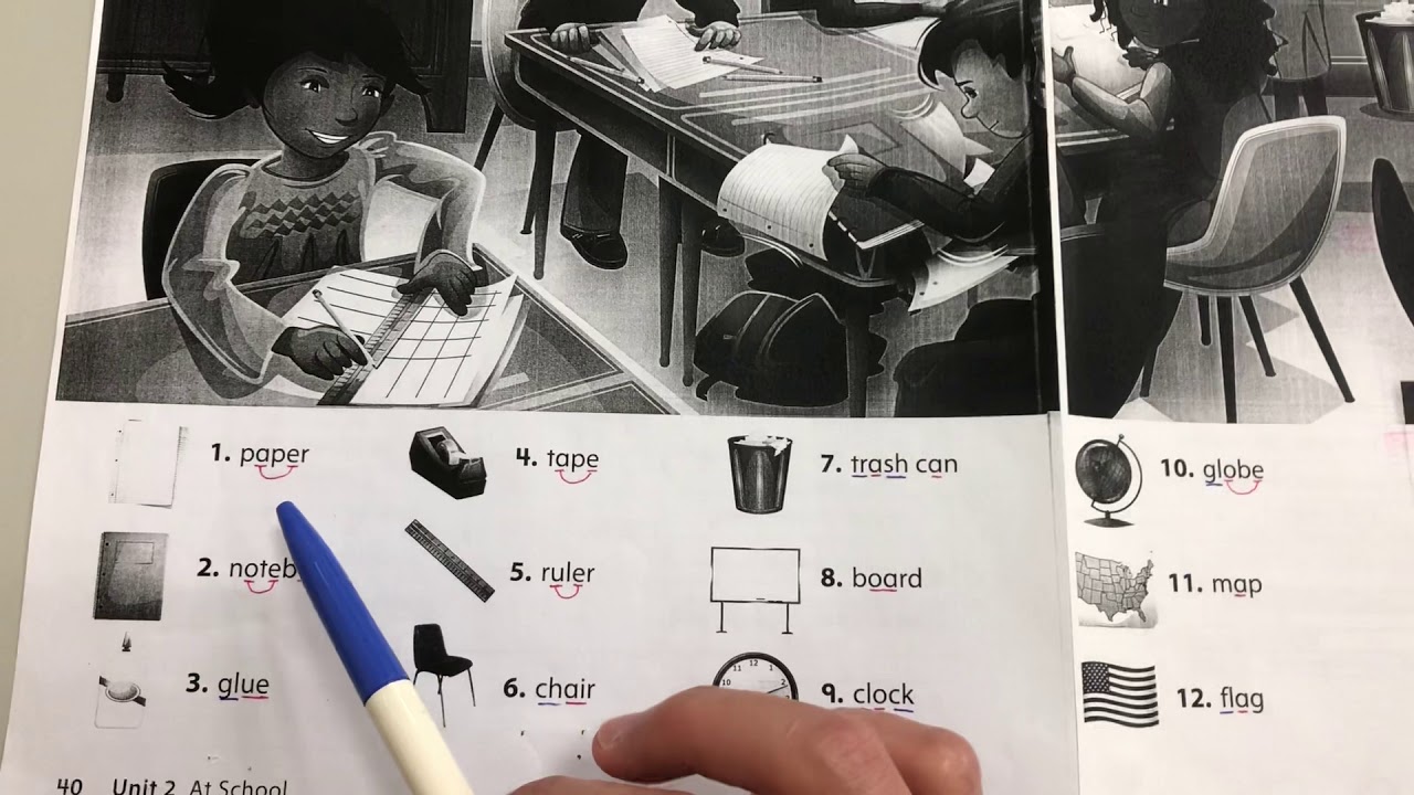 Oxford Picture Dictionary—14. The Classroom - YouTube