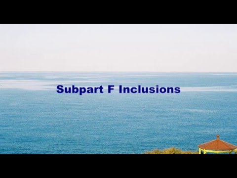 Subpart F: Overview and Key Definitions - YouTube