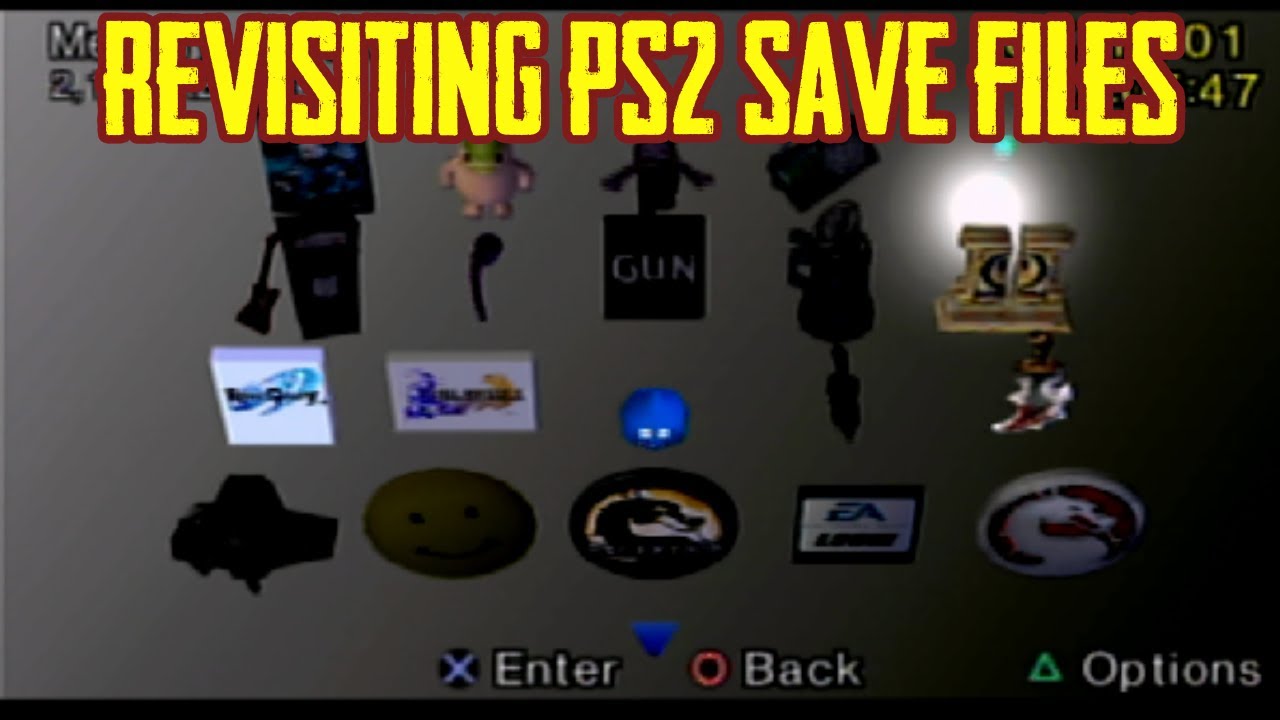 My PS2 Save Files Dating back from 2004! - YouTube