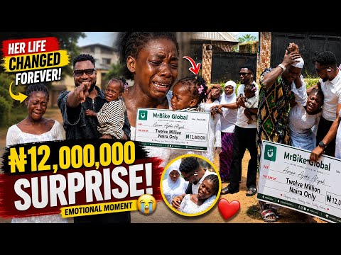 We Surprised This Young Mother With ₦12,000,000 Her Reaction Made YOU Cry 😭💔 #mrbeast #asmr #shorts