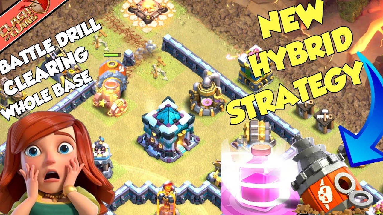 How to Use Recall Spell & Battle Drill in Th13 | Th13 Hybrid Strategy ...