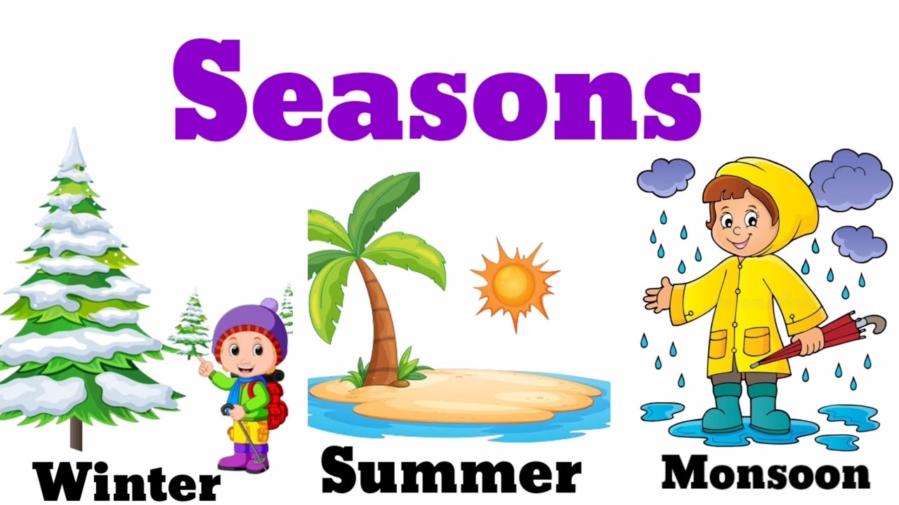 seasons for kindergarten | season name for kids | learn seasons name # ...