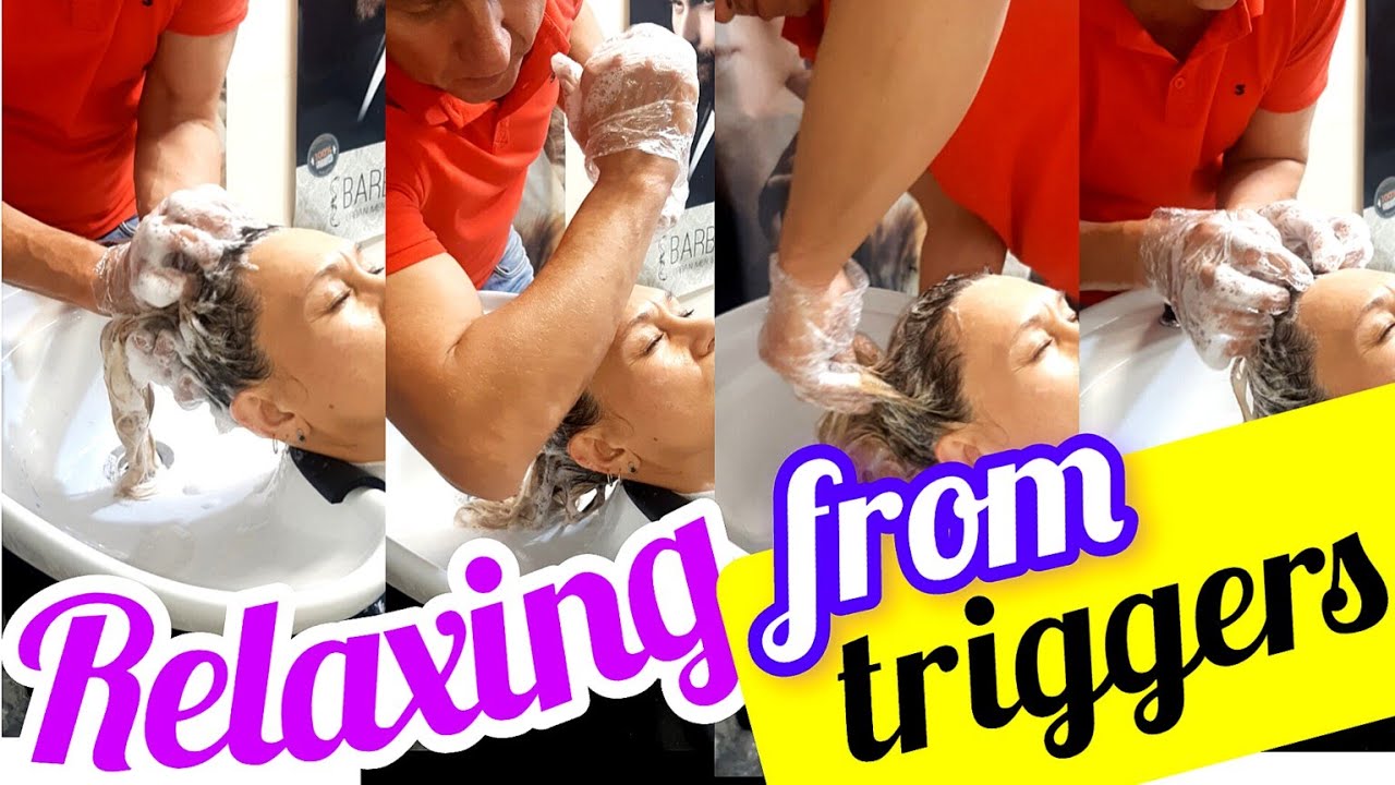 ASMR | Soft relaxing head massage with foam rustling | Videos for ...