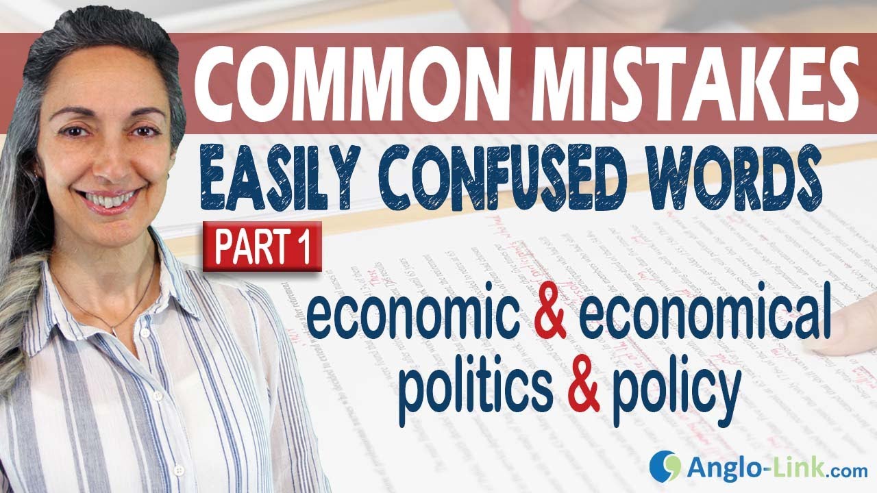 Economic or Economical? | Politics or Policy? | English Vocabulary ...