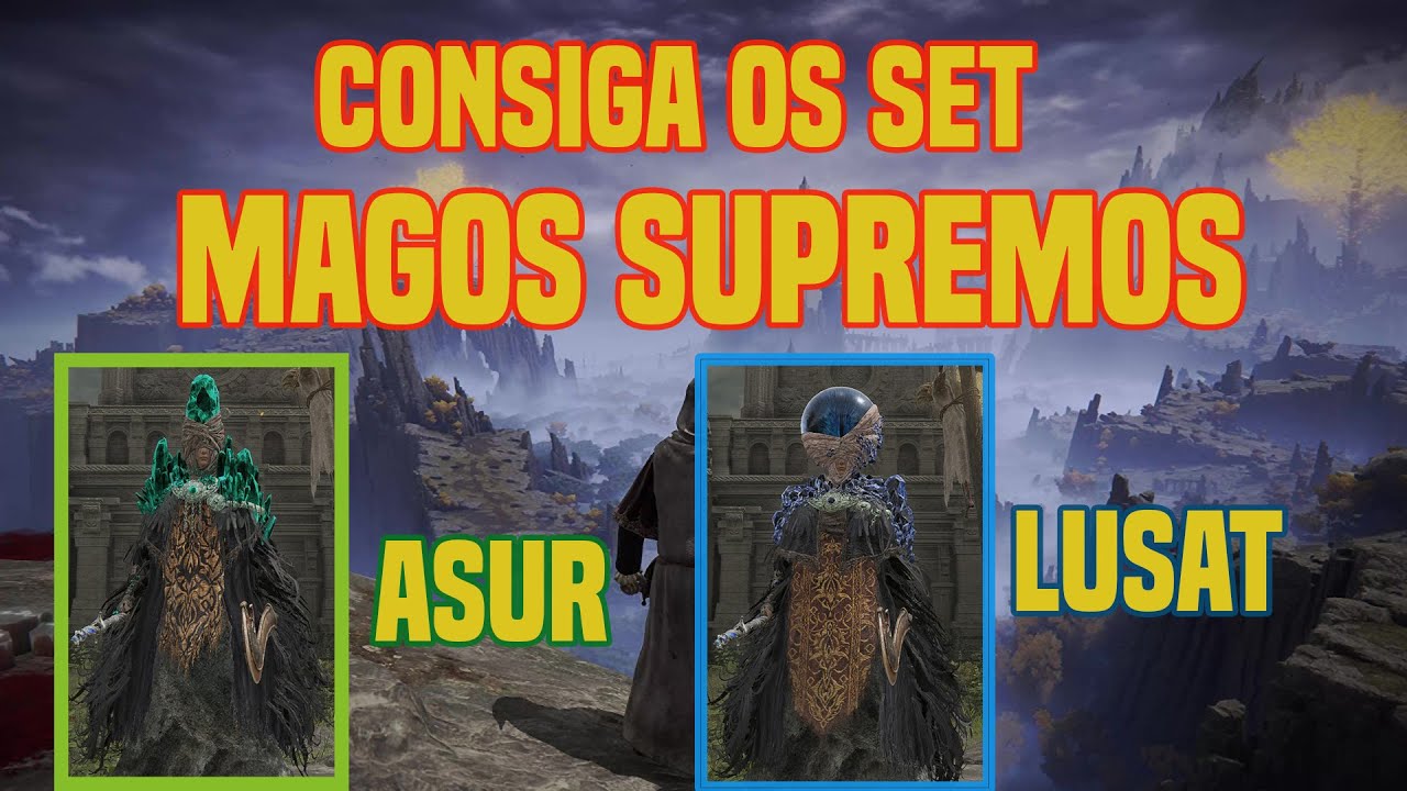 ELDEN RING COMO PEGAR OS SET DE AZUR E LUSAT OS MAIS PODEROSOS PARA ...