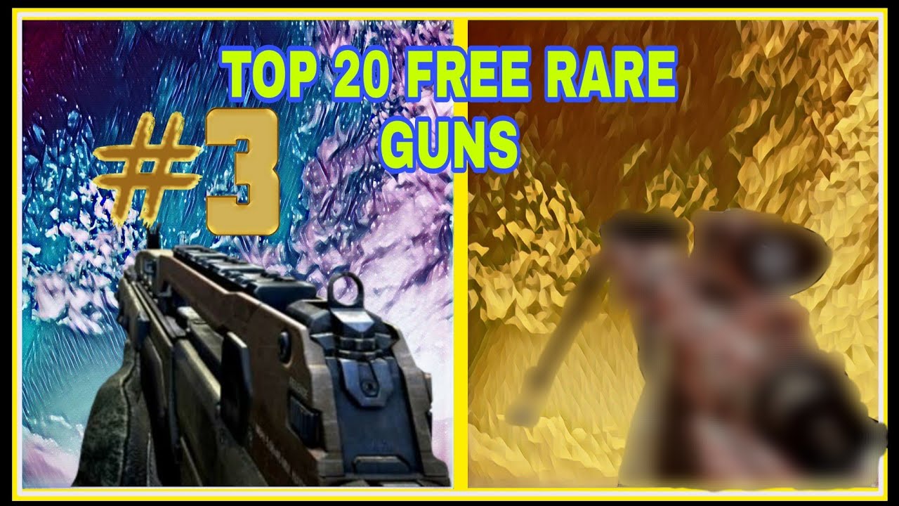 TOP 20 FREE RARE GUNS IN COD MOBILE⬆️ - YouTube