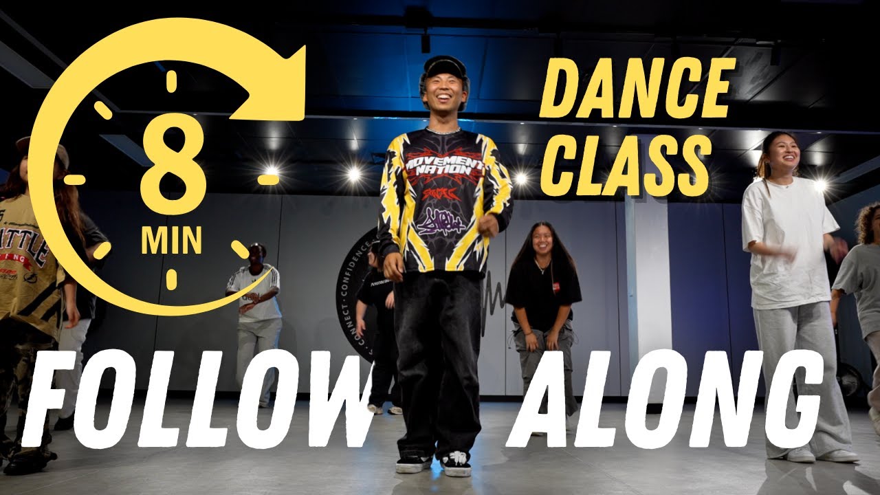 8 mins beginners hiphop dance class warm up for you to follow along at ...