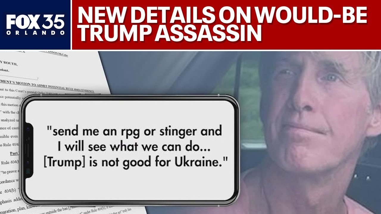 Would-be Trump assassin sought military weapons, prosecutors say - YouTube