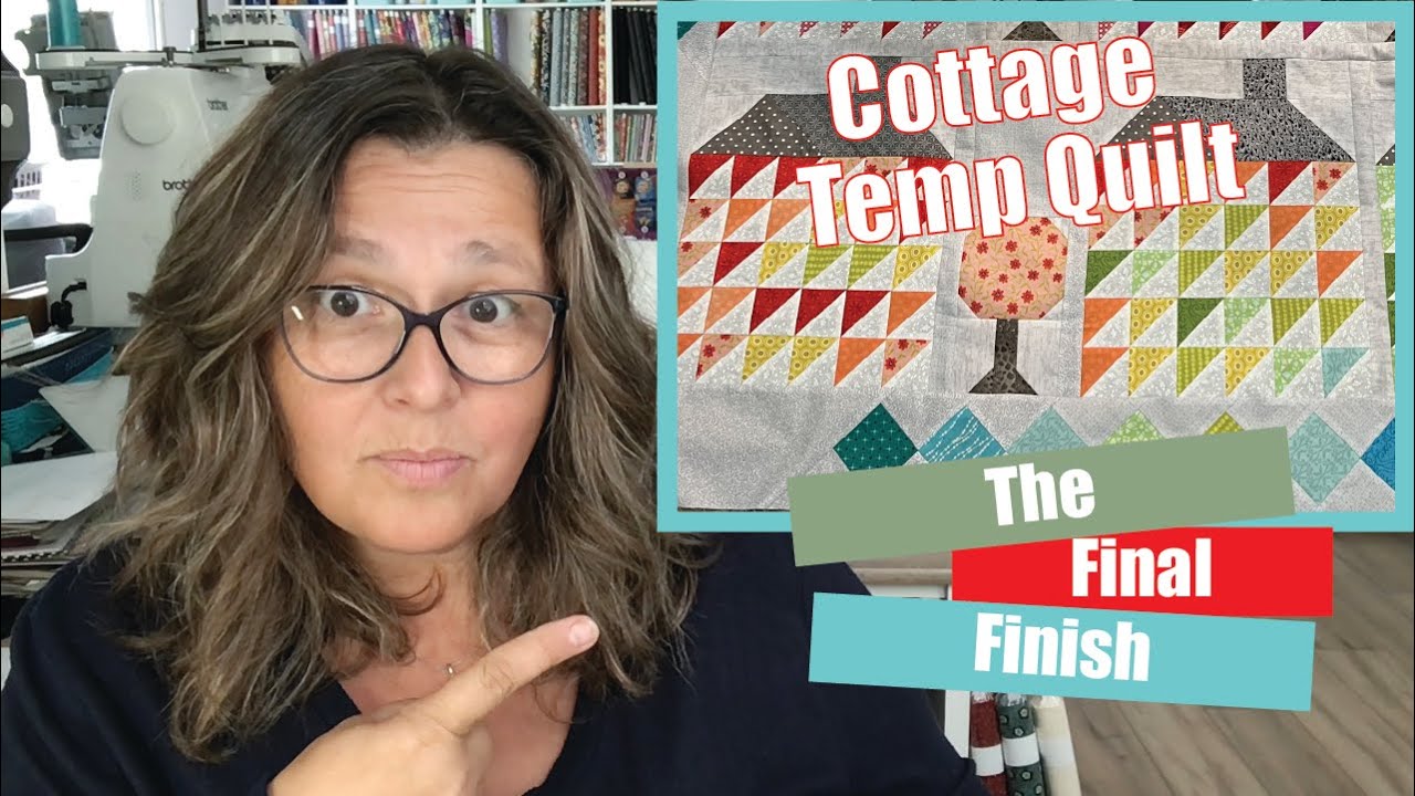 2024 Cottage Temperature Quilt | The Finishing | Easy Scrappy Border ...