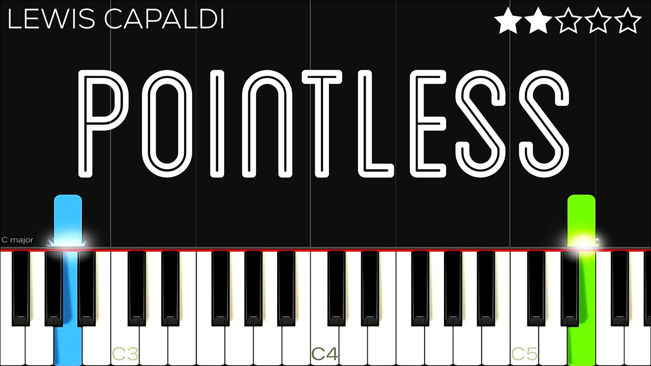 Lewis Capaldi - Pointless | EASY Piano Tutorial - YouTube